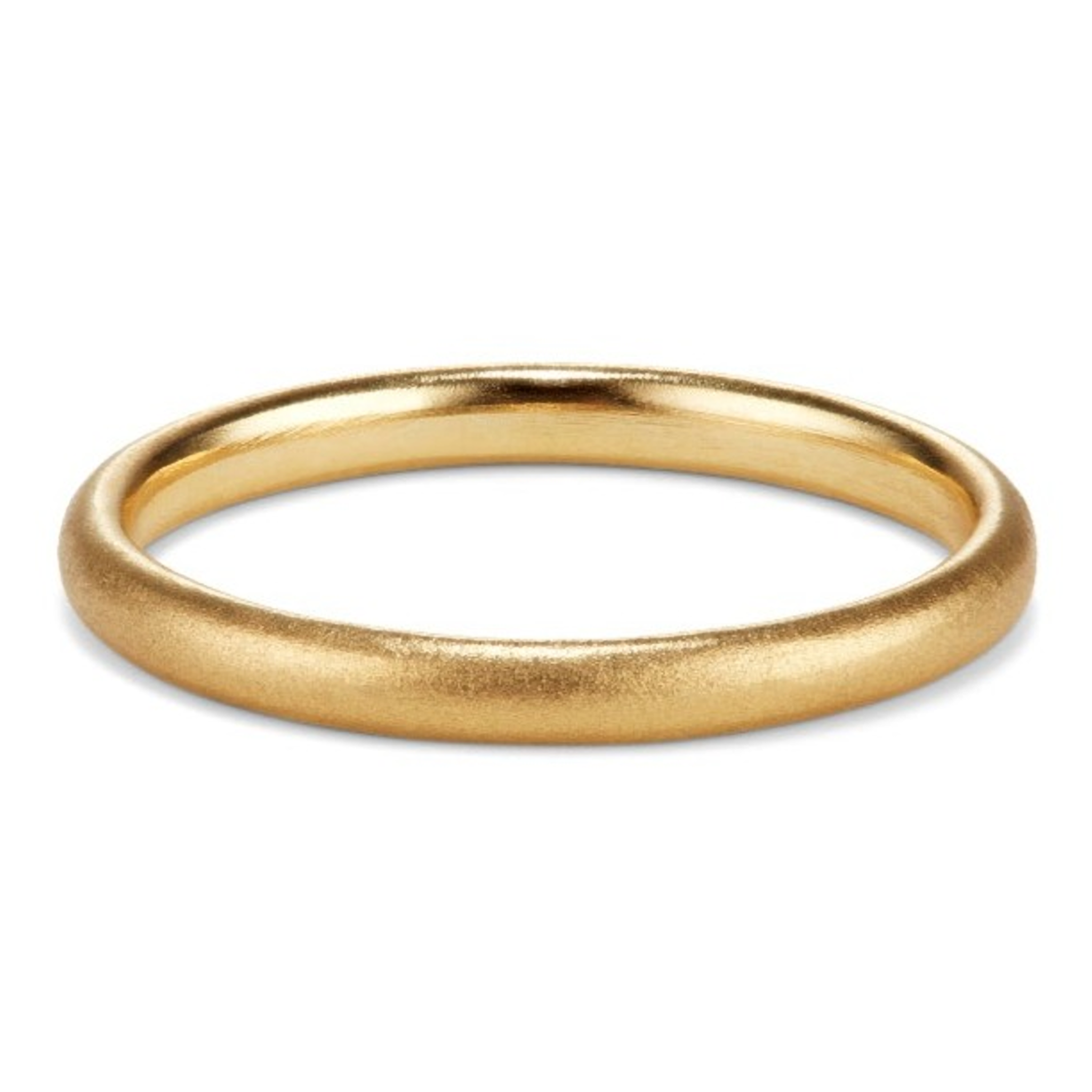 Court Wedding Band Narrow - 18ct yellow – Hannah Bedford